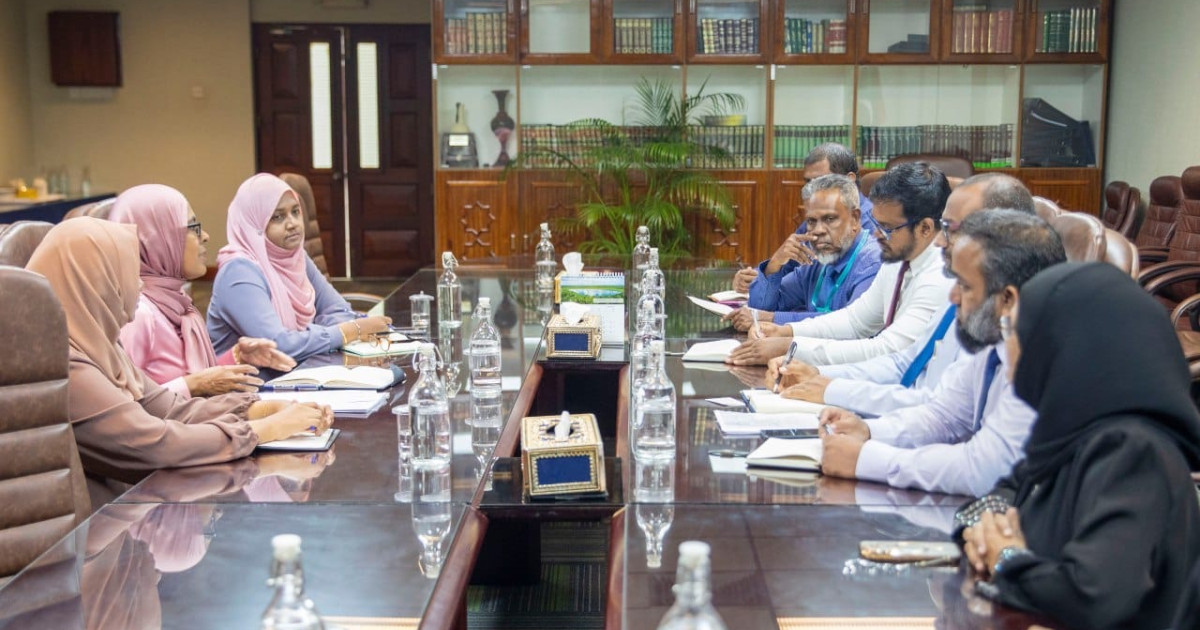 MQA - MQA CEO Ms. Mariyam Fizaana Rashyd and officials had a meeting ...