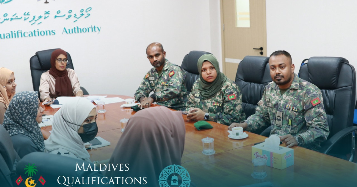 MQA - MNDF CDSS senior officials met MQA officials and CEO Ms. Mariyam ...